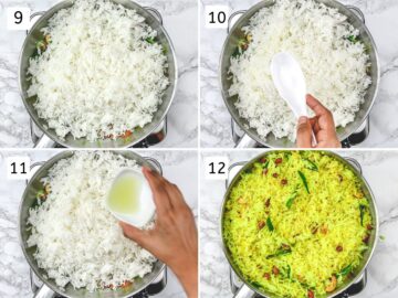 South Indian Lemon Rice Recipe (Chitranna) - Spice Up The Curry