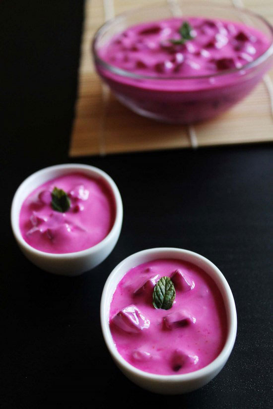 Beetroot Raita Recipe (How to make Beetroot Raita Recipe), Beet raita