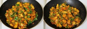 Aloo matar dry recipe (How to make dry aloo matar sabzi recipe)