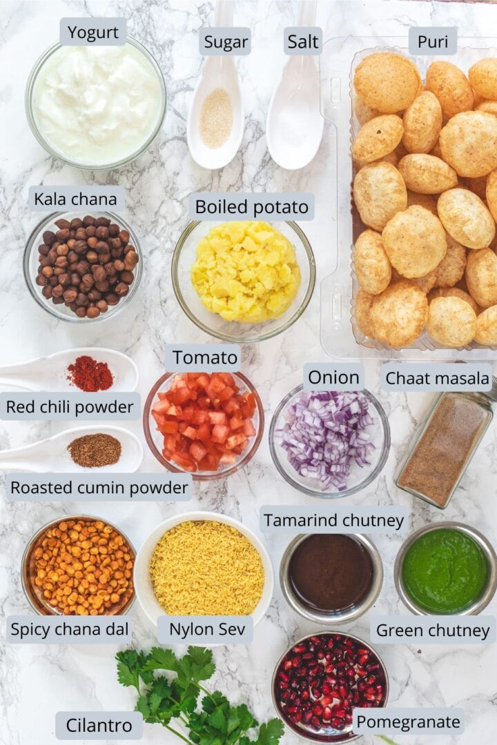 Dahi Puri Recipe (Dahi Batata Puri) - Spice Up The Curry