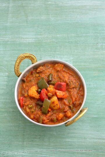 Kadai Vegetable - Spice Up The Curry