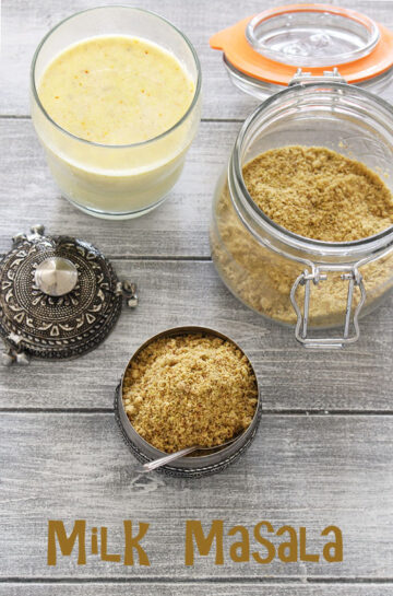 Milk masala powder recipe (How to make masala doodh powder)