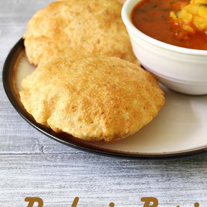 Bedmi Puri (Crispy Urad Dal Poori) - Spice Up The Curry