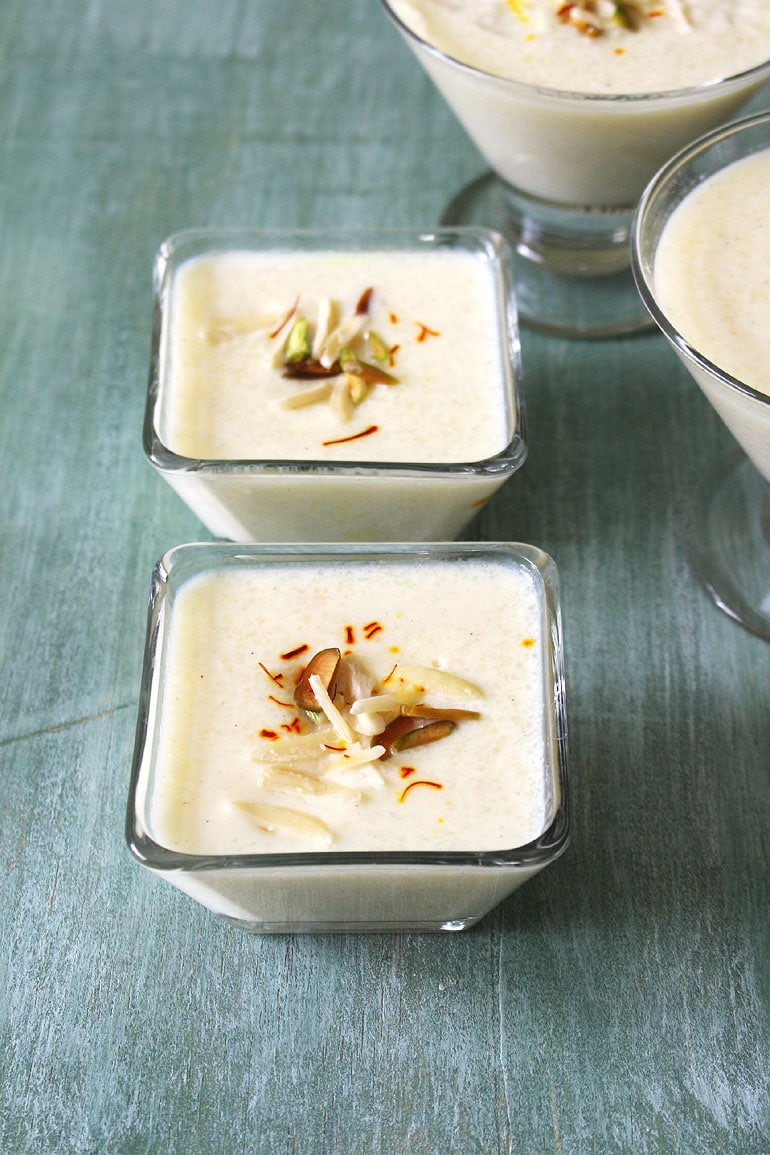 Phirni Recipe (How to make Rice Phirni) - Spice Up The Curry