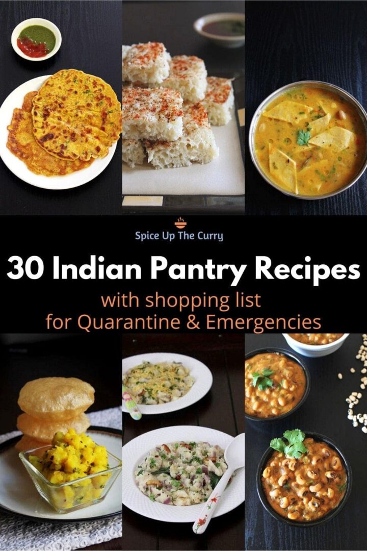 30 Indian Pantry Recipes for Emergencies - Spice Up The Curry