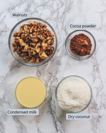 Walnut Burfi Recipe [Barfi] - Spice Up The Curry