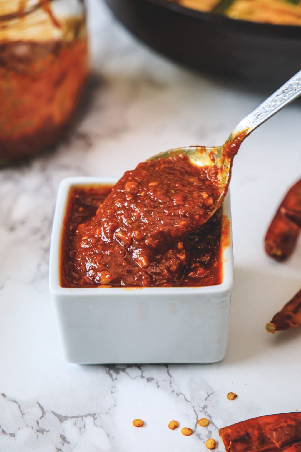 Homemade Schezwan Sauce Recipe - Spice Up The Curry