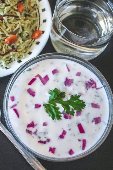 Roasted Onion Raita Recipe - Spice Up The Curry