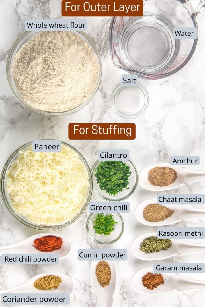 Paneer Paratha Recipe - Spice Up The Curry