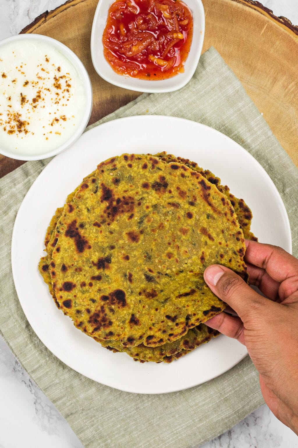 Dhebra Recipe (Bajra Methi Dhebra) - Spice Up The Curry